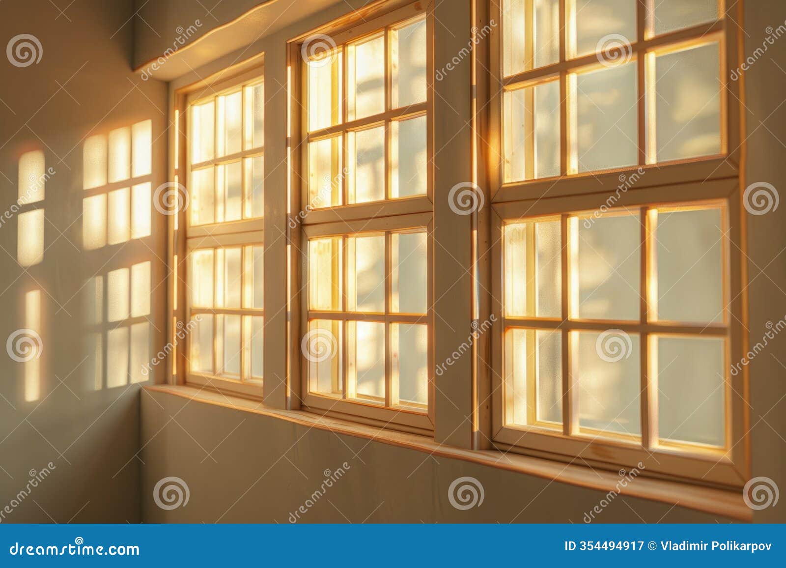 Sunlight Shining through Windows of a Building, Suitable for ...