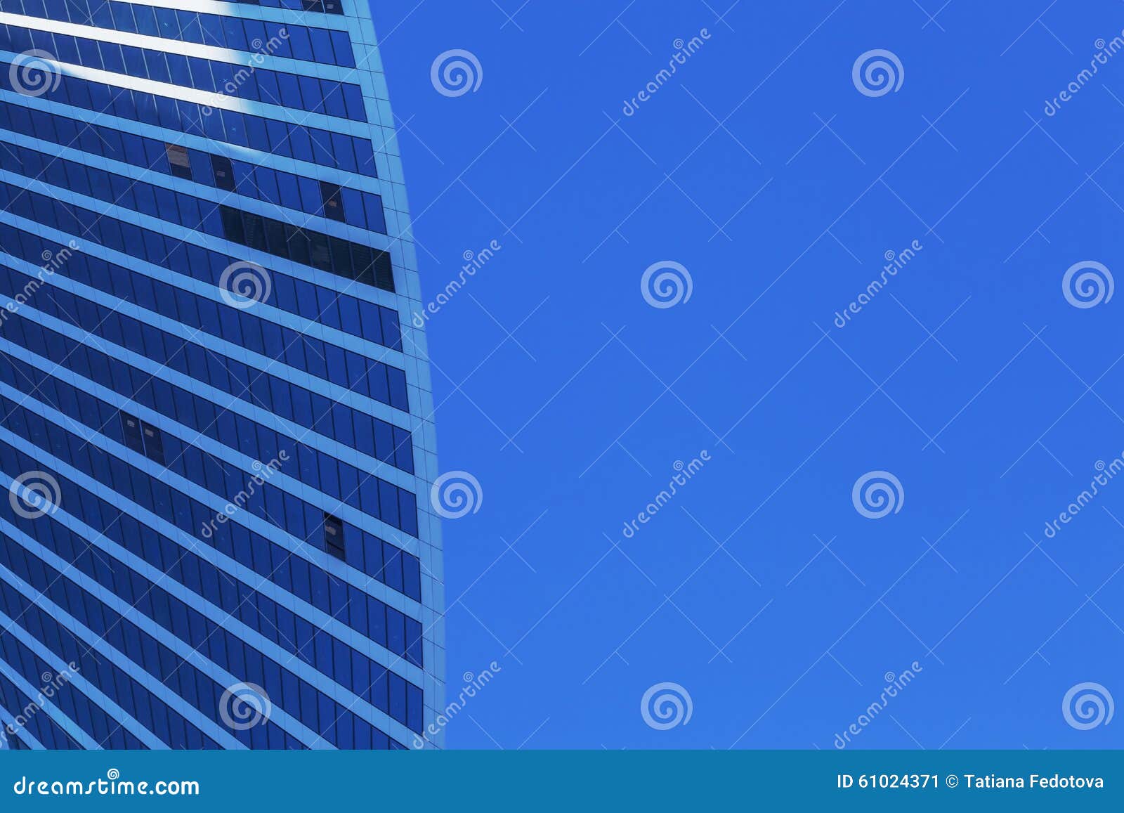 Sunlight on Skyscraper. Glass Tower, High-tech Stock Image - Image of ...