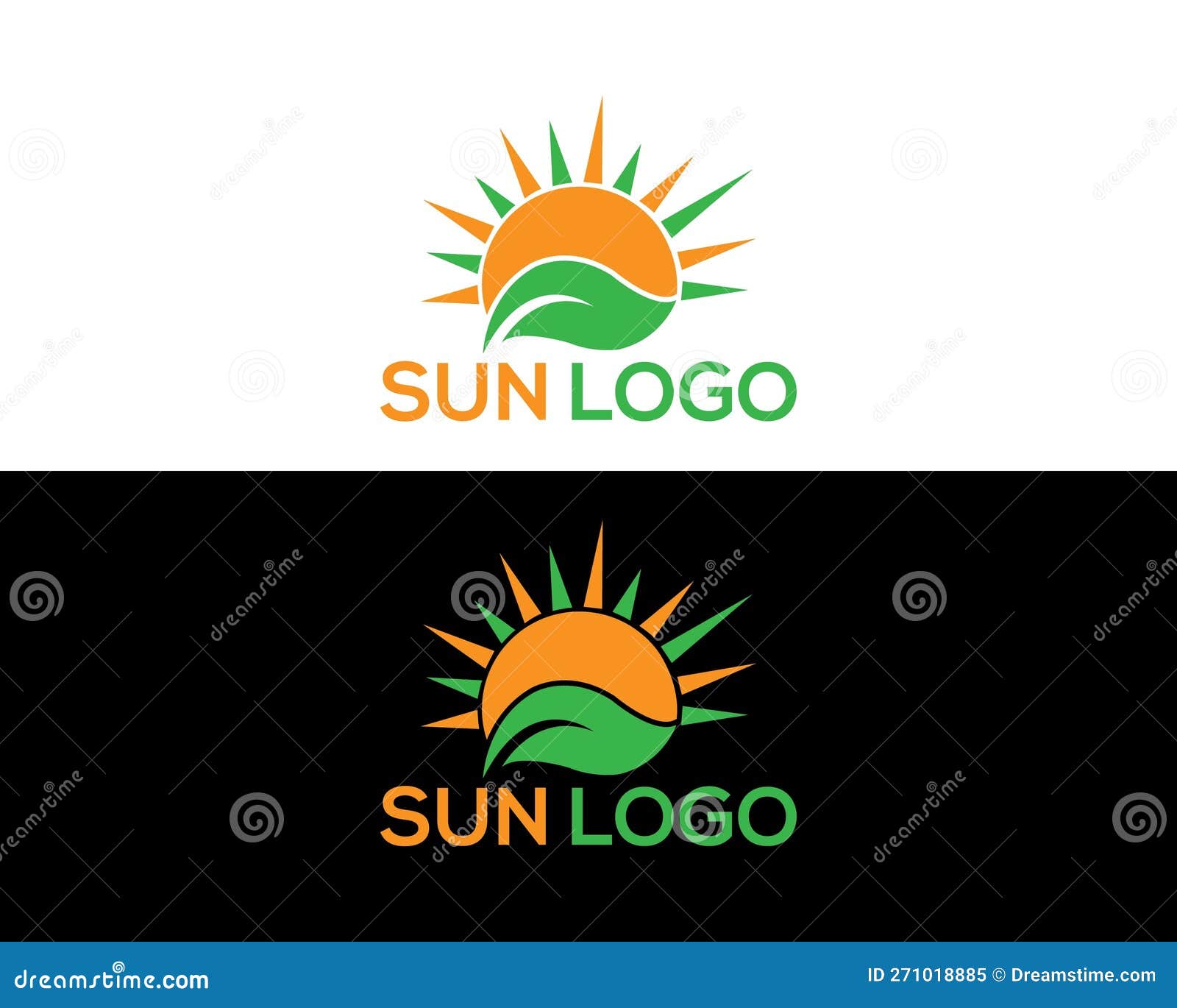 SUNLIGHT and Solar Energy Logo Design Stock Vector - Illustration of ...