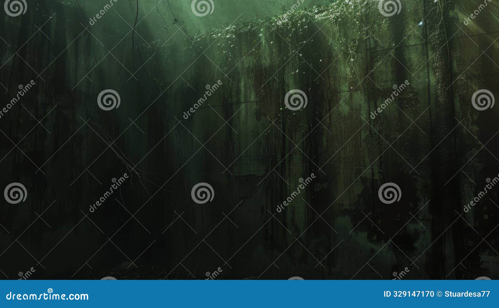 Sunlight Streaming into an Underwater Abandoned Structure Stock Photo ...