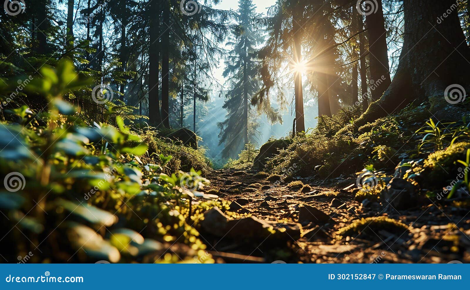 Beautiful rays sunlight stock illustration. Illustration of nature ...
