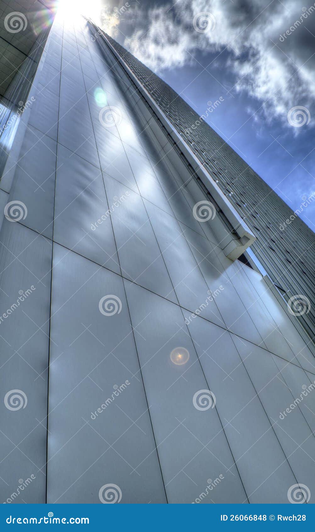 Sunlight from Top of the Building Stock Photo - Image of architecture ...