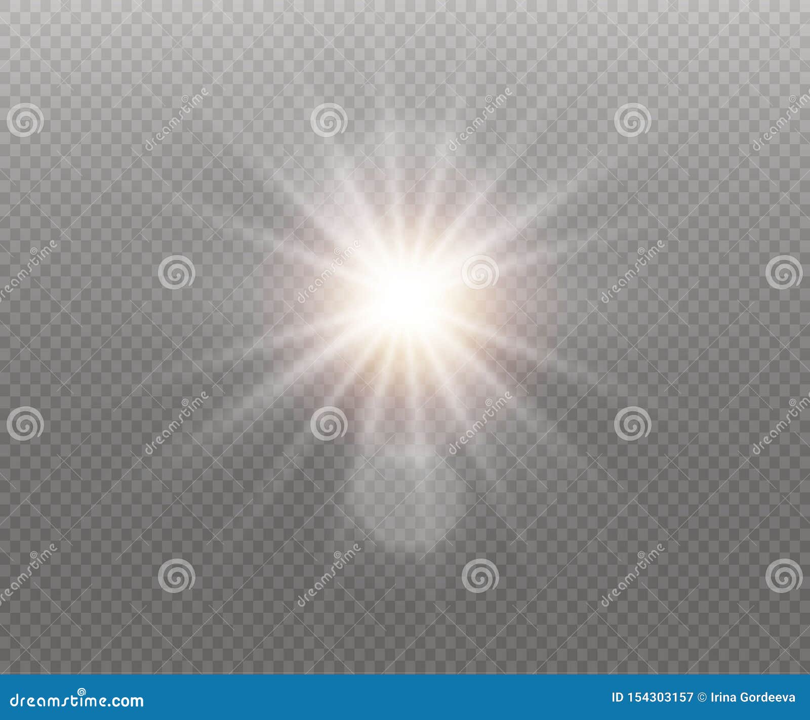 Sunlight a Translucent Bokeh Stock Vector - Illustration of beam ...