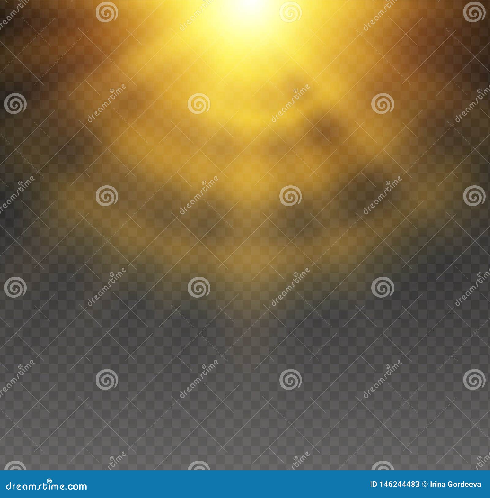 White Sunlight light stock illustration. Illustration of light - 146244483