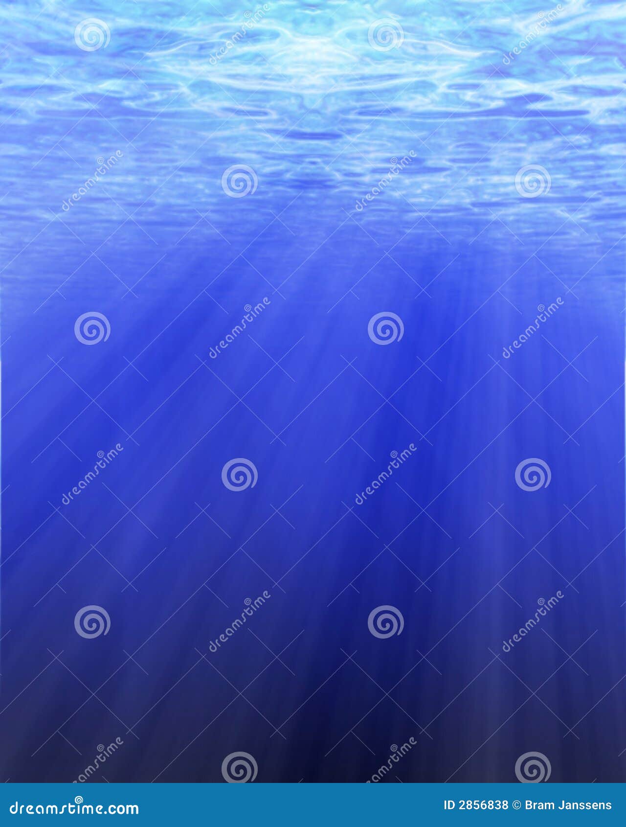 Sunlight through water stock illustration. Illustration of ocean - 2856838