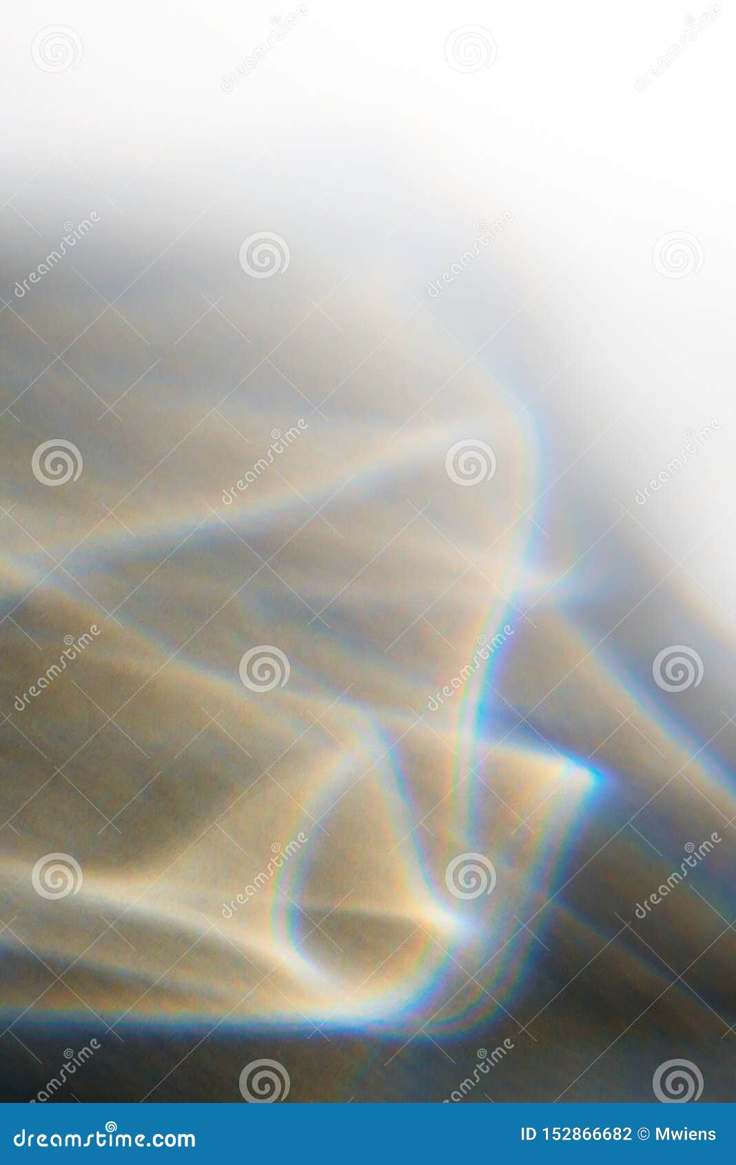 Sunlight Refracted Onto Wall with Prism Creates Soft Colored ...