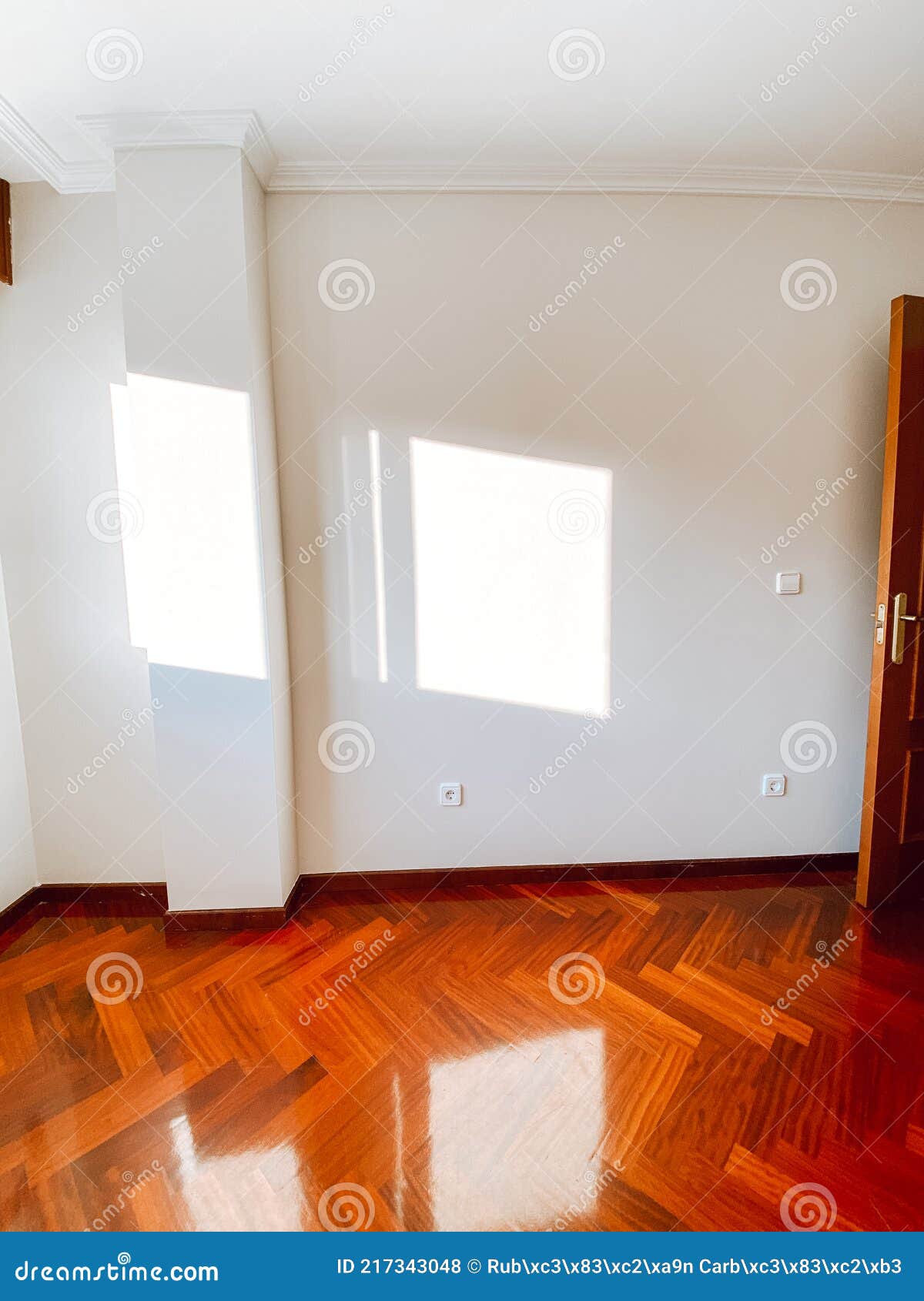 Sunlight through a Window on a Wall Stock Photo - Image of idea ...