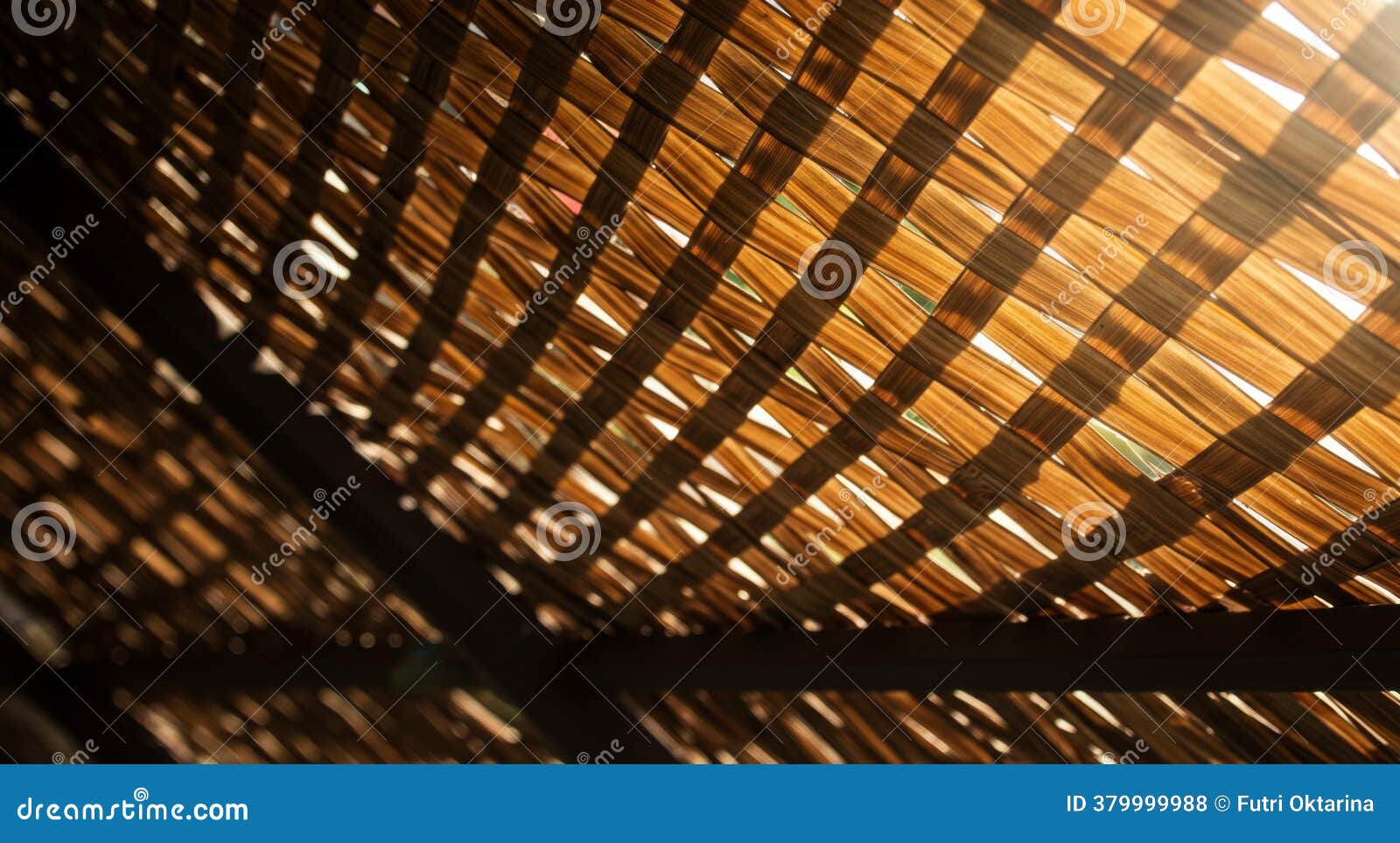 Bamboo Roof Texture For Background Stock Photography | CartoonDealer ...