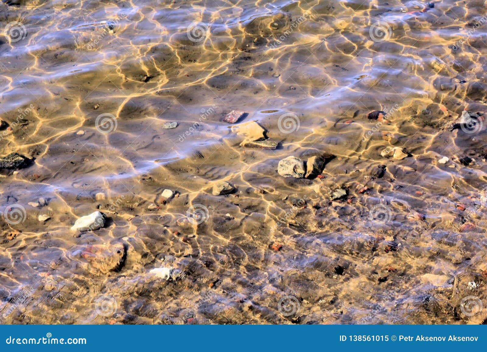 Sunlit River Waves stock image. Image of irresistible - 138561015