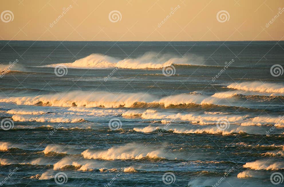Sunlit Waves stock photo. Image of ocean, northwest, wave - 18730576