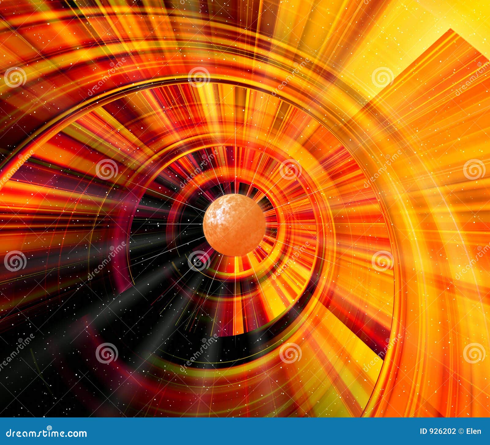 Sunny abstract stock illustration. Illustration of generated - 926202