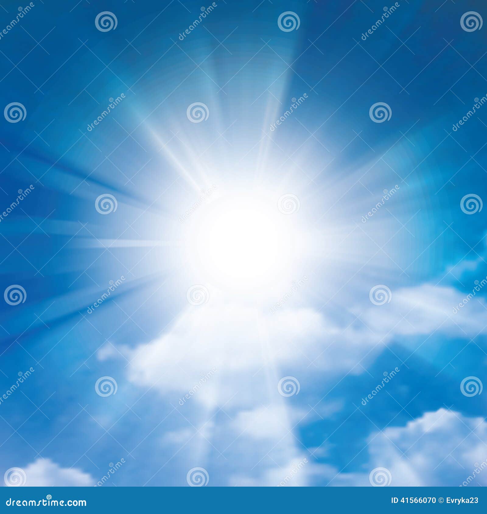 Sunny abstract background stock vector. Illustration of paradise - 41566070