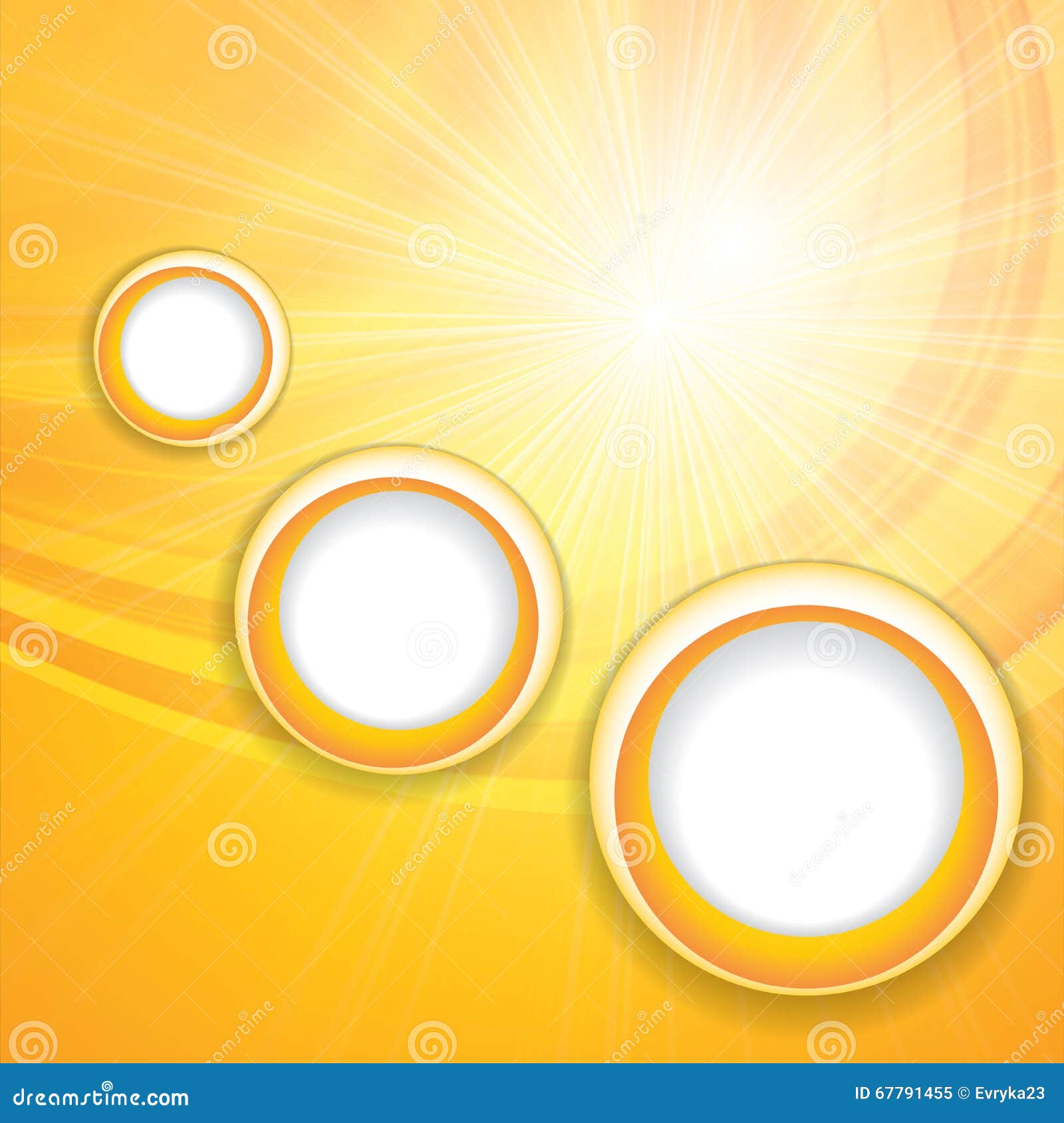 Sunny Abstract Sun Ray Background Stock Vector - Illustration of bright ...