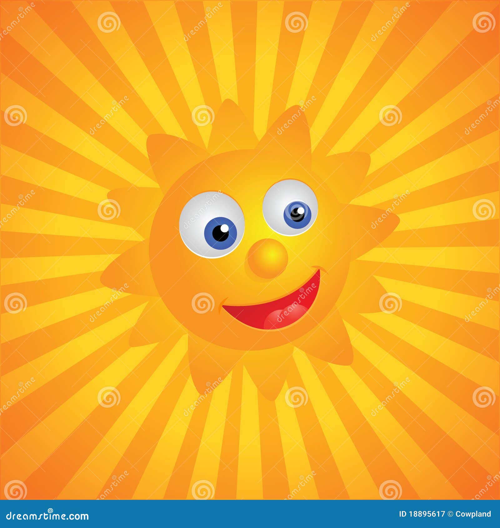 Sunny background stock vector. Illustration of vibrant - 18895617