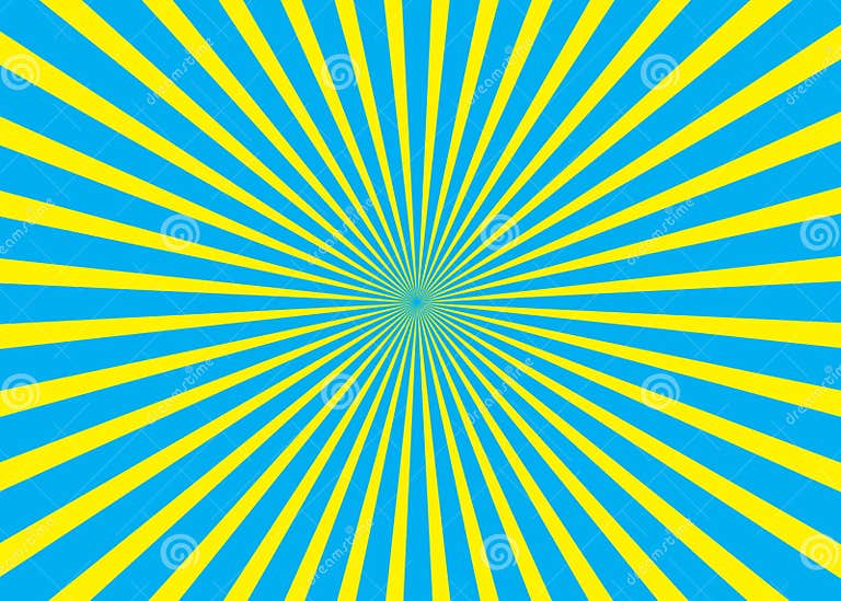 Sunny Background. Rising Sun Pattern. Vector Stripe Abstract ...