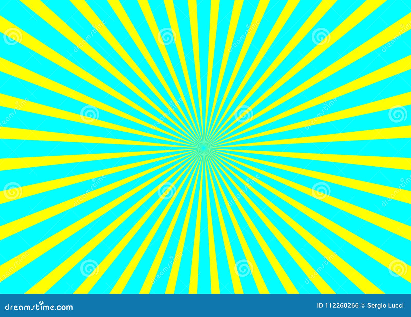 Sunny Background. Rising Sun Pattern. Vector Stripe Abstract ...