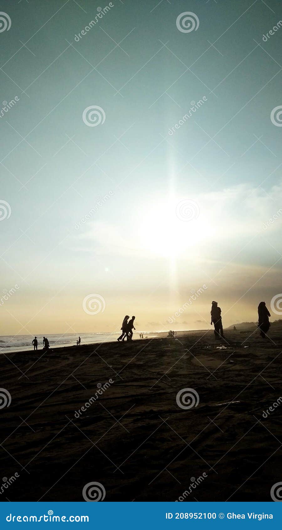 Sunny beach and chill stock photo. Image of chill, beach - 208952100