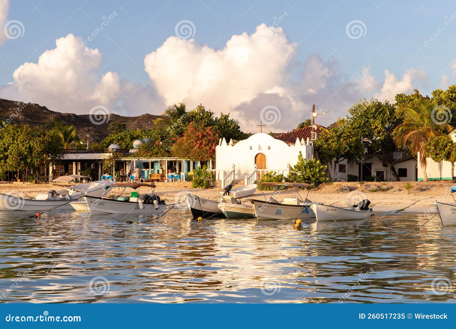 Sunny Beach of Los Roques Venezuela Editorial Image - Image of blue ...