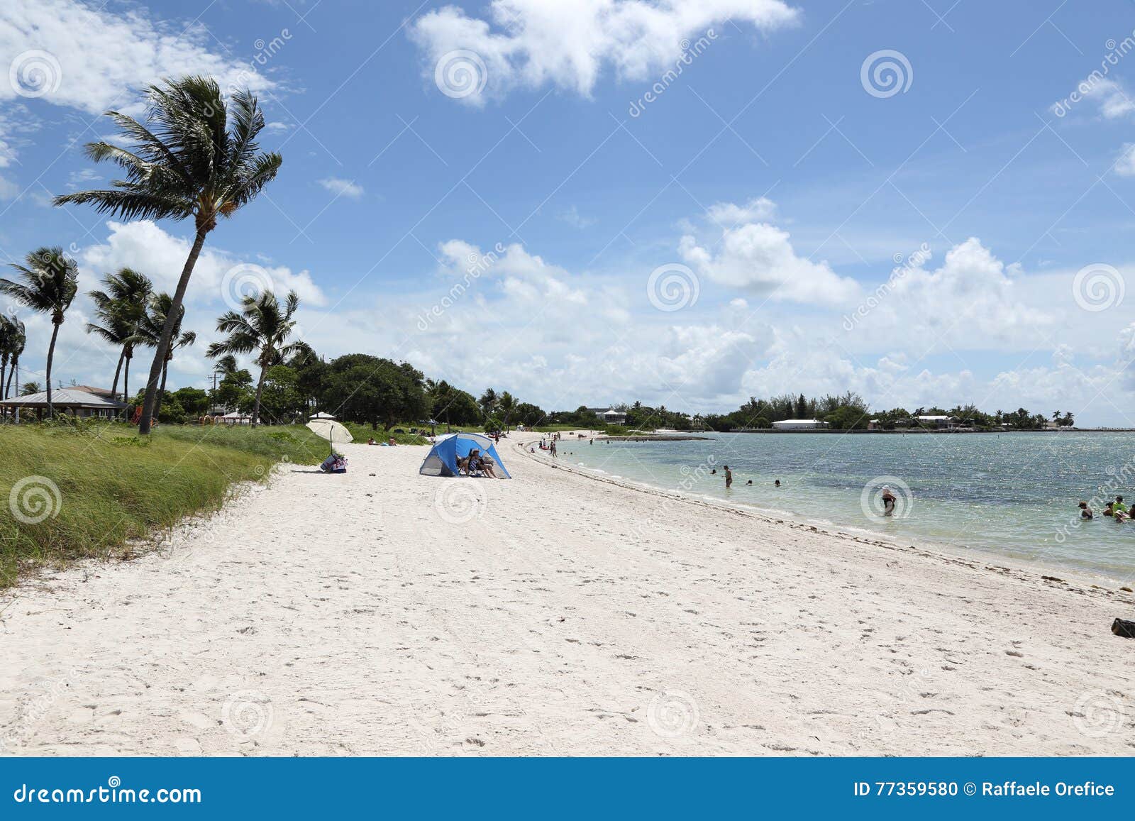 Sunny Beach, Marathon, Florida Stock Photo - Image of american, united ...
