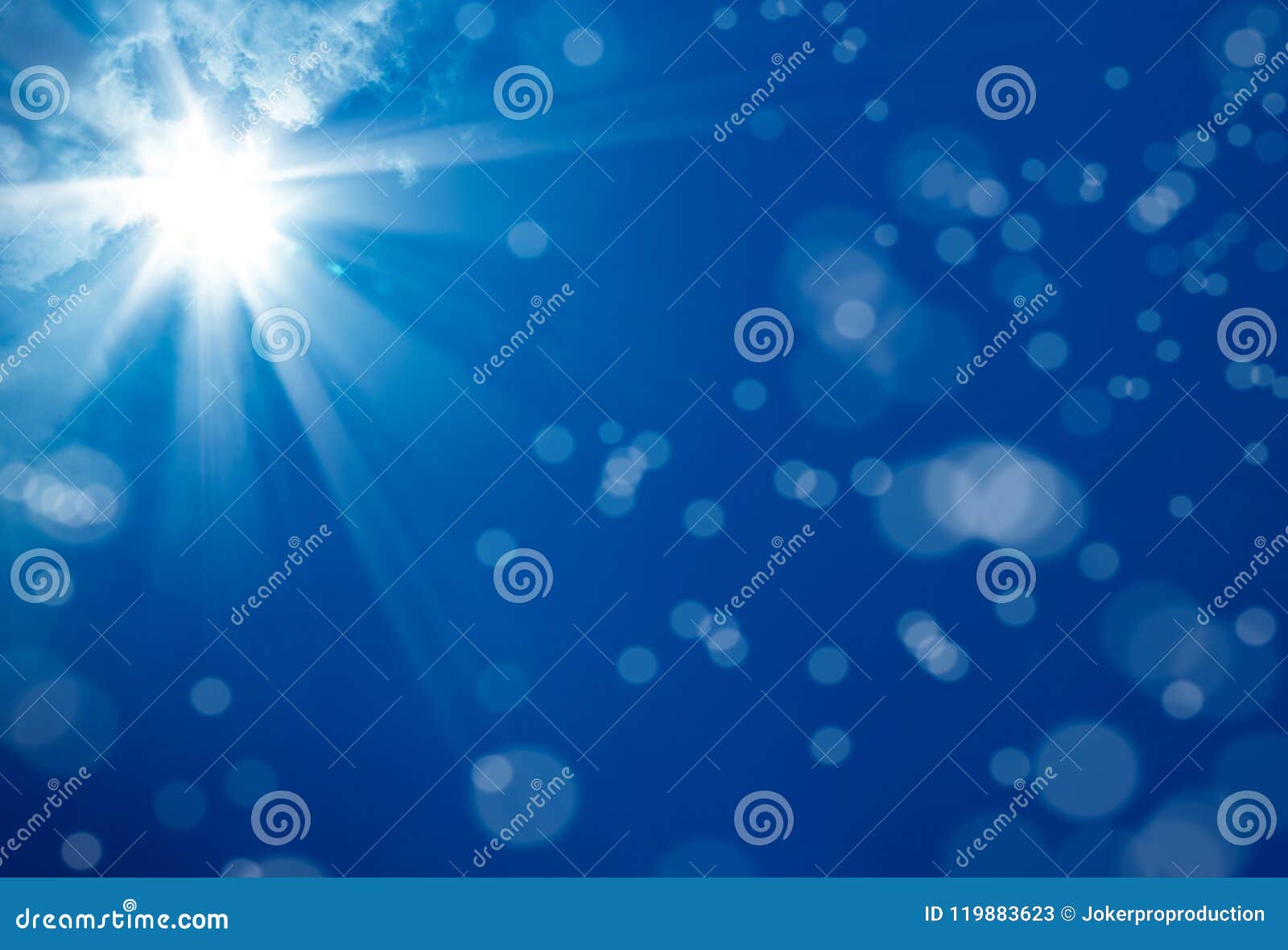 Sunny blue sky stock image. Image of pattern, bright - 119883623