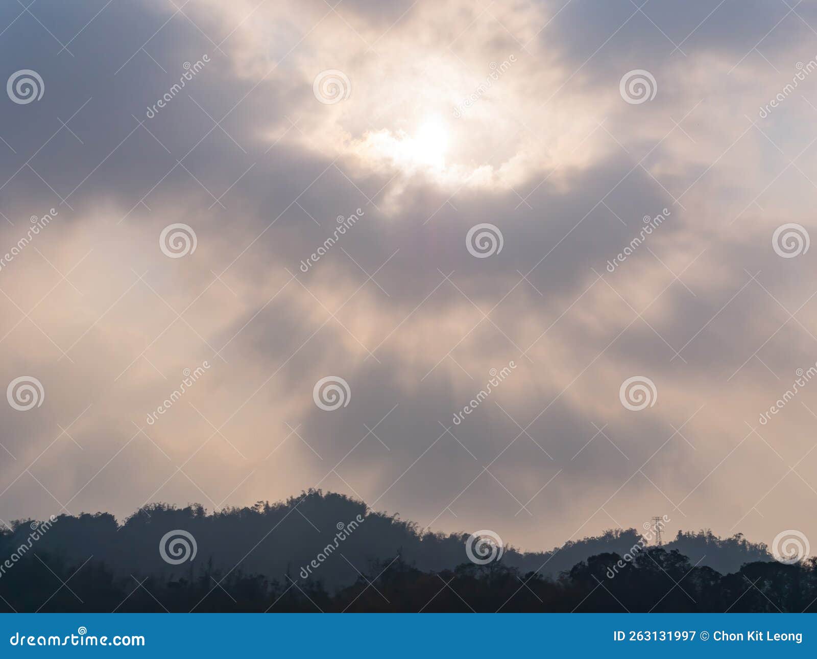 Sunny Cloud Landscape Over Sky Stock Image - Image of taiwan, outdoor ...