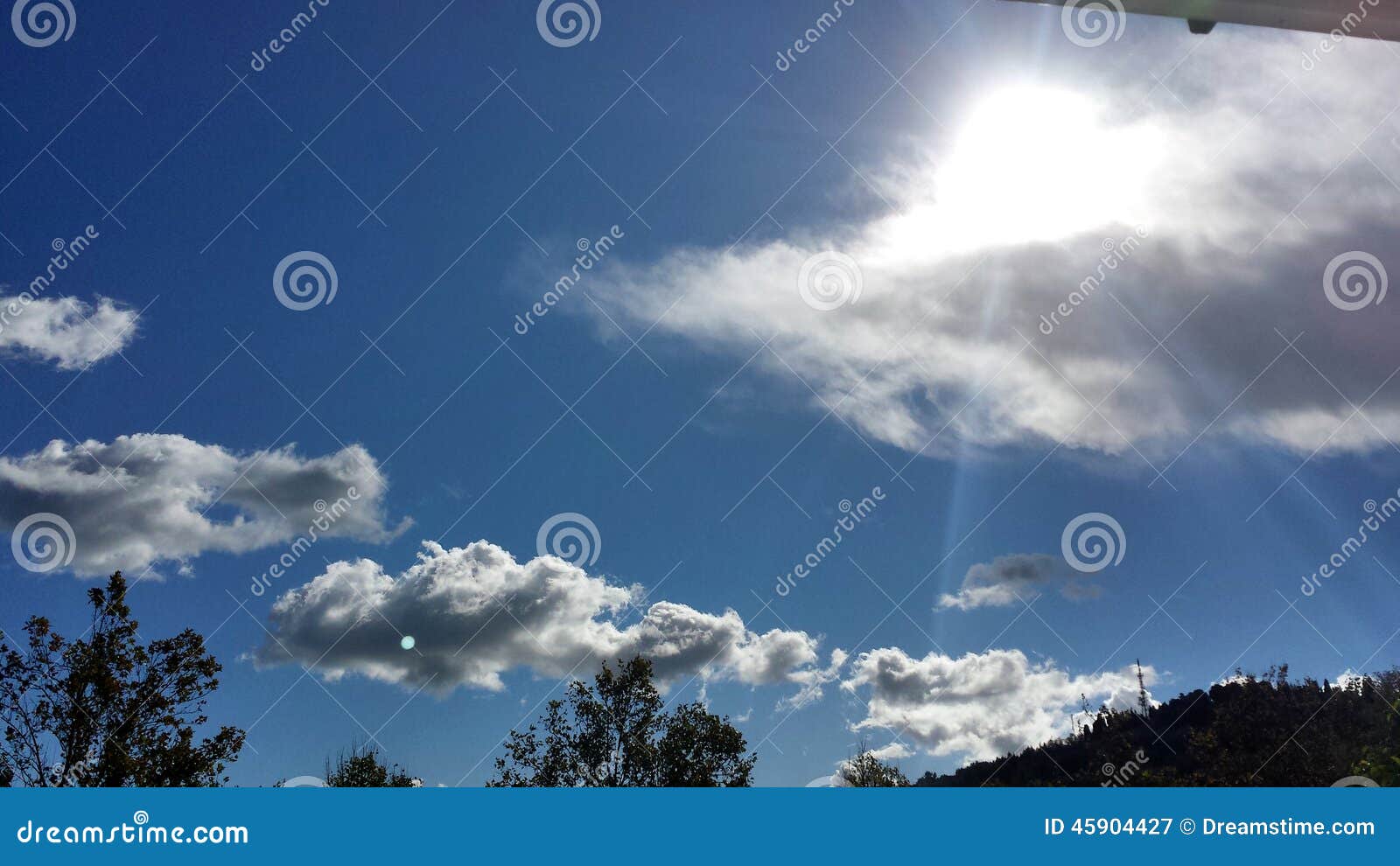 Sunny Clouds Noon Stock Images - Download 1,465 Royalty Free Photos