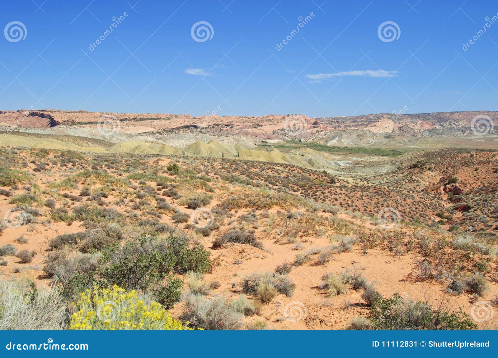 Sunny Day at Arches Canyon, Utah. USA Stock Image - Image of national ...