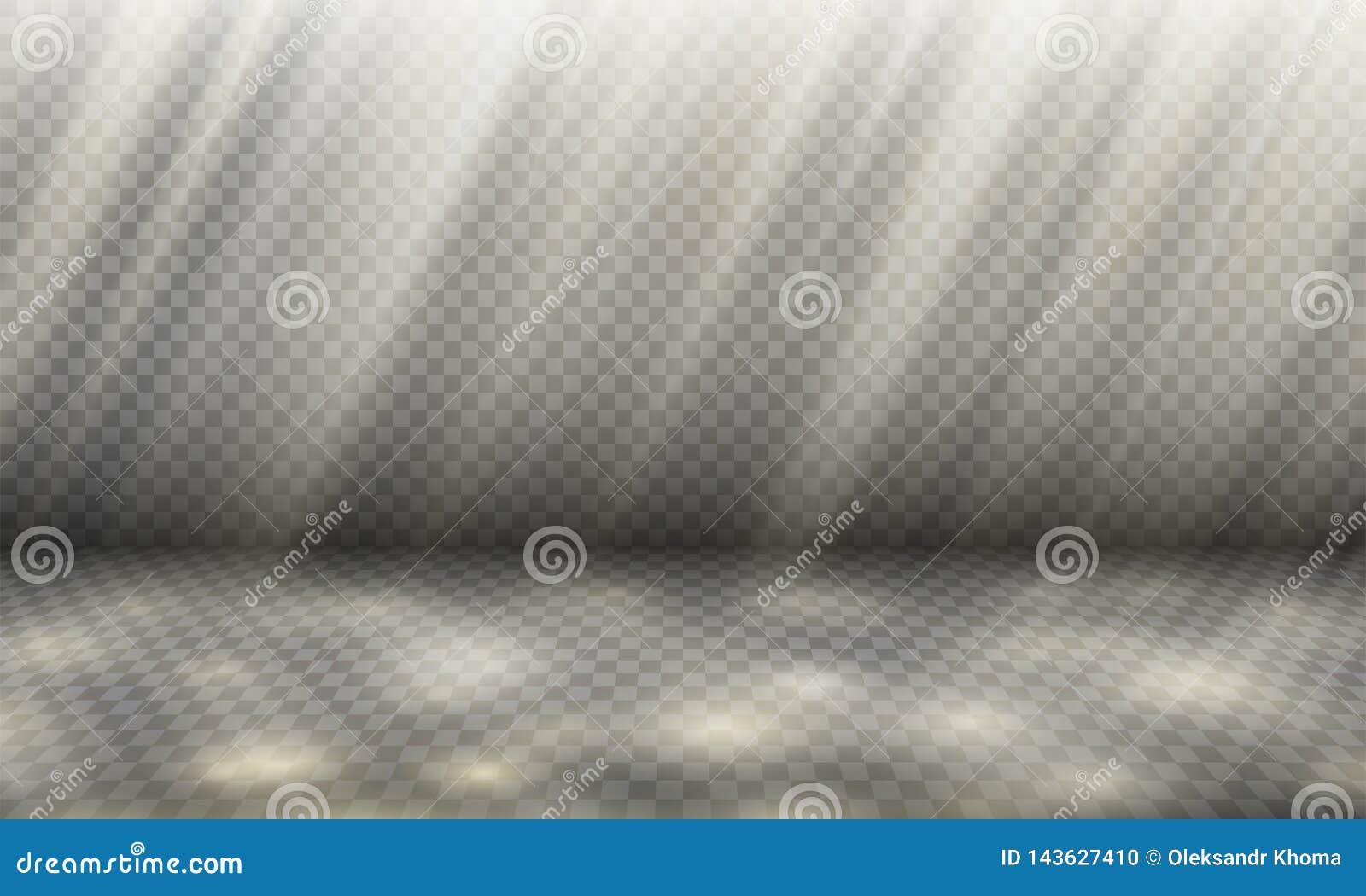 Sunny Day Background Template, Shade And Light Vector Illustration ...