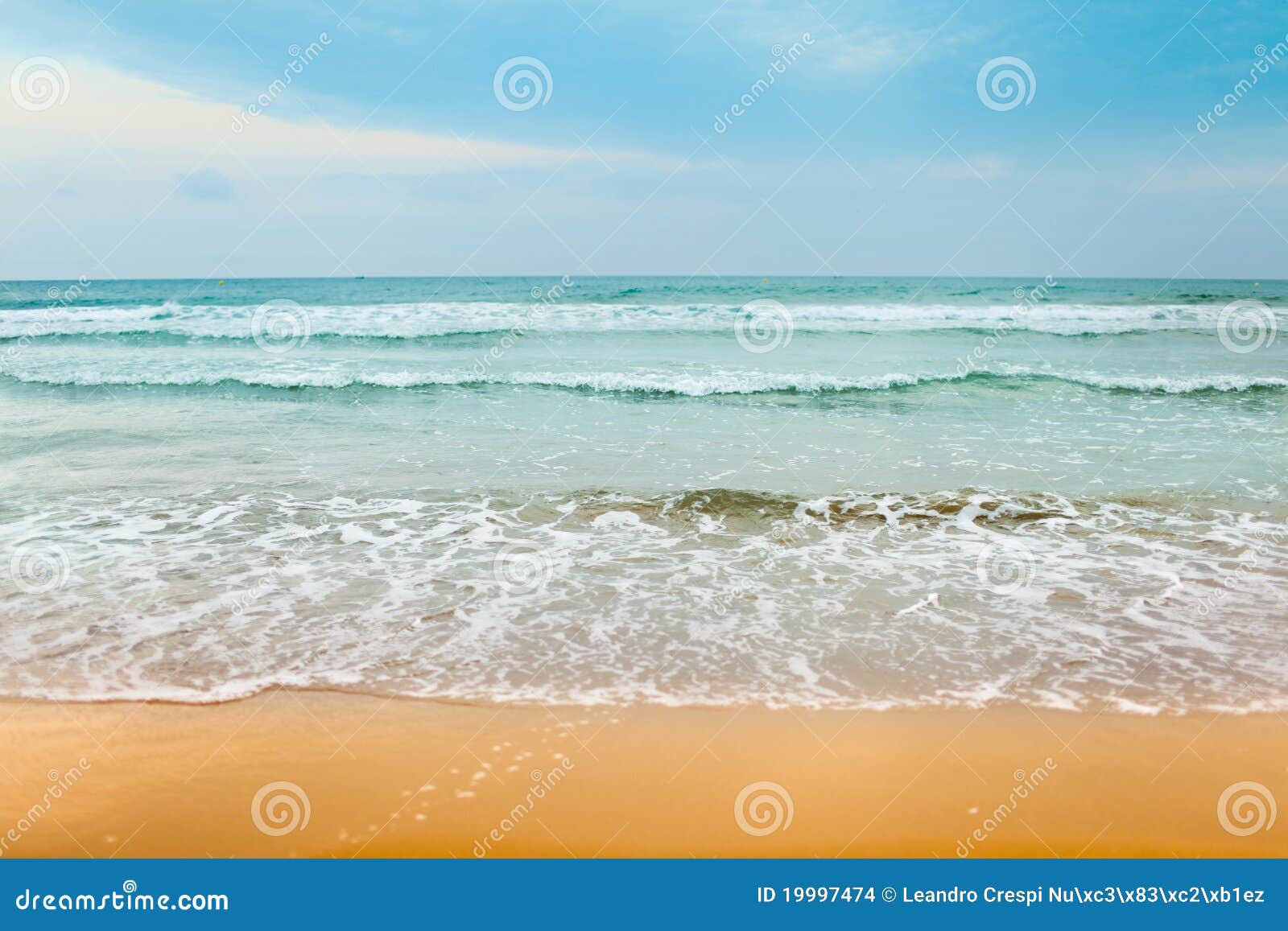 Sunny day at the beach stock photo. Image of beach, sunset - 19997474