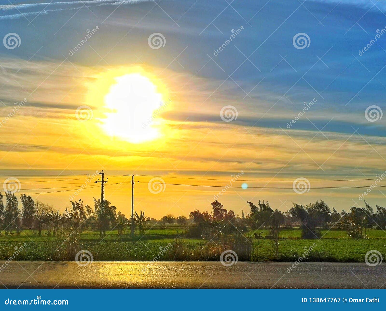 Sunny day stock image. Image of sunny, country, travel - 138647767