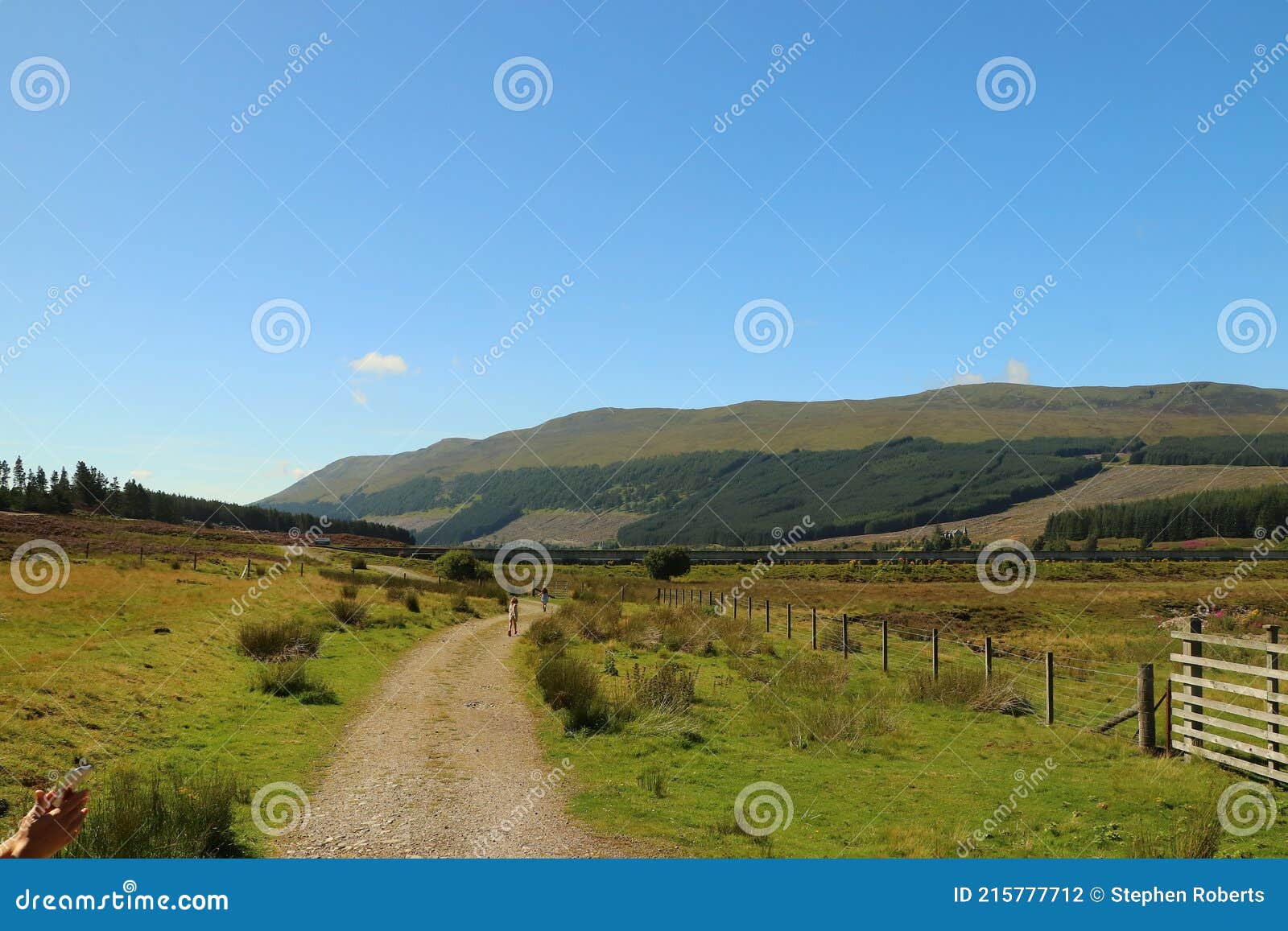 Sunny Day in the Highlands on the Way To Aviemore Stock Photo - Image ...