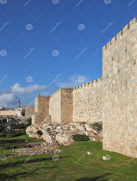 A sunny day in Jerusalem stock image. Image of famous - 17246339