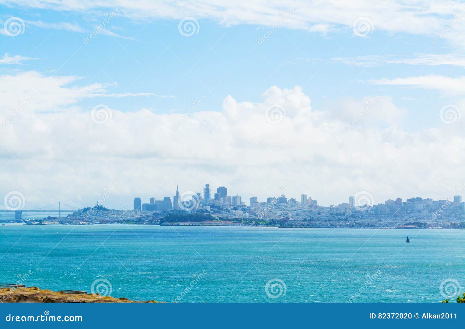 Sunny day in San Francisco stock photo. Image of street - 82372020