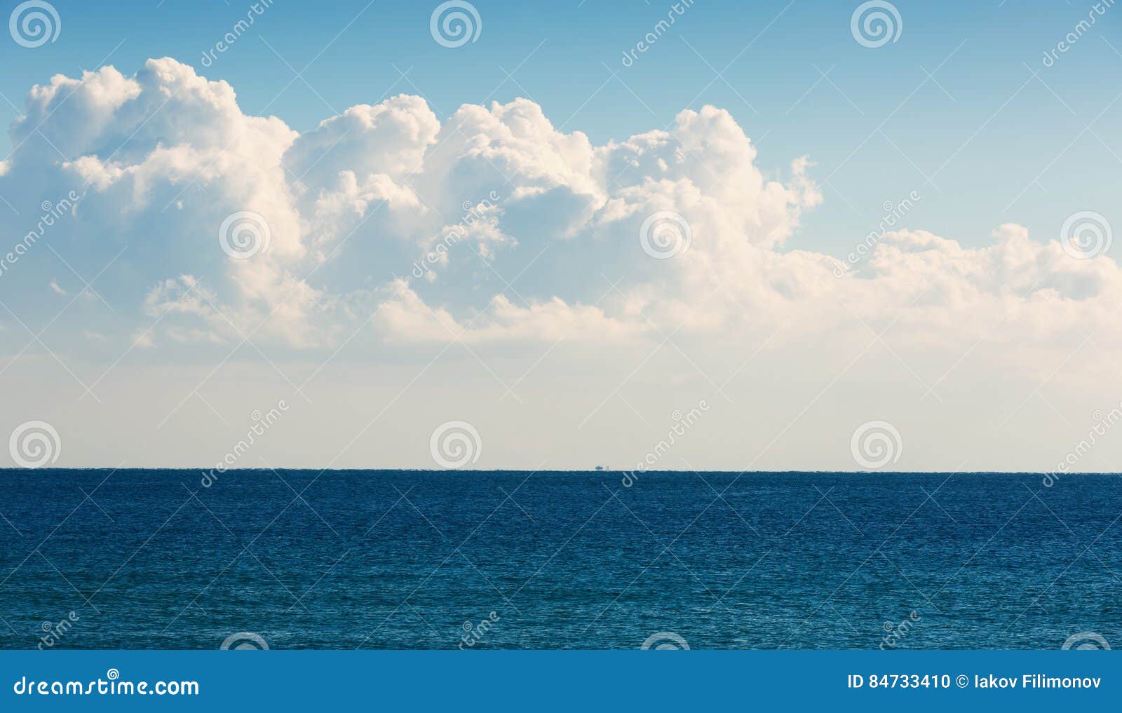 Sunny day at sea stock photo. Image of calm, summer, morning - 84733410