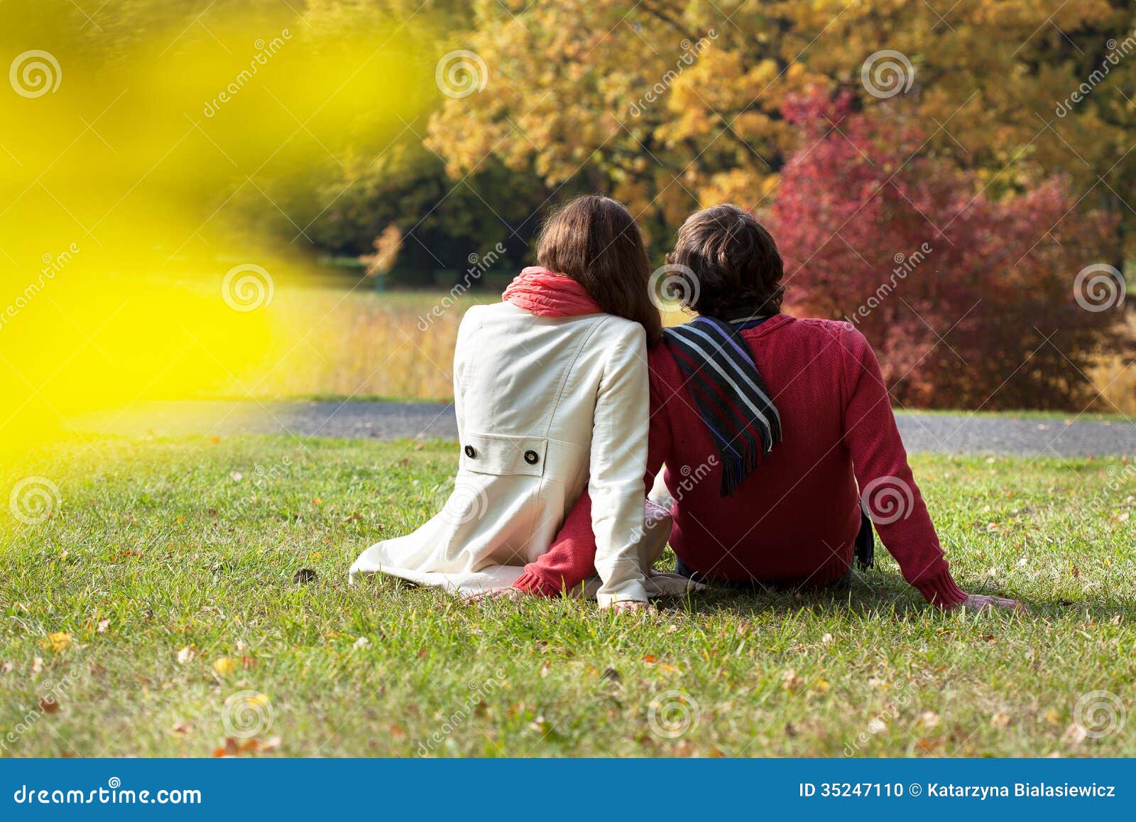 Sunny day stock photo. Image of cold, autumn, happiness - 35247110