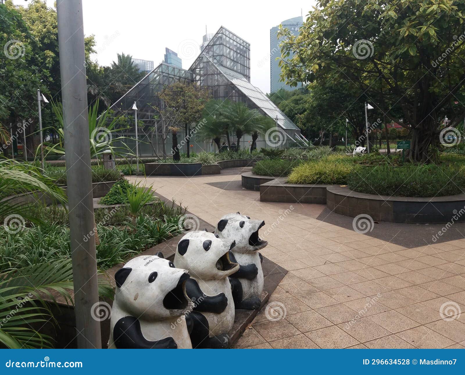 Sunny Day at Taman Menteng Jakarta Editorial Stock Photo - Image of ...