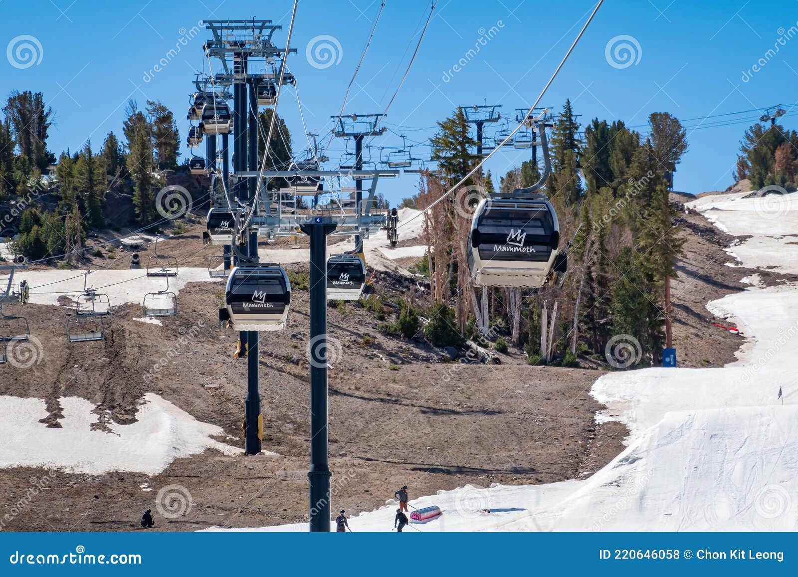 Sunny Exterior View of the Mammoth Ski Resort Editorial Stock Photo ...