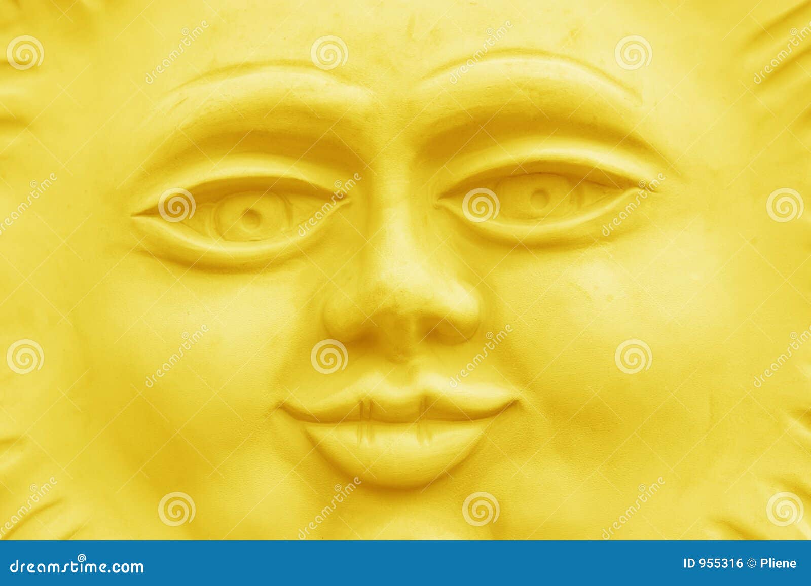 Sunny Face Portrait Of Young Woman, Suntan Skin Tone And Beauty ...