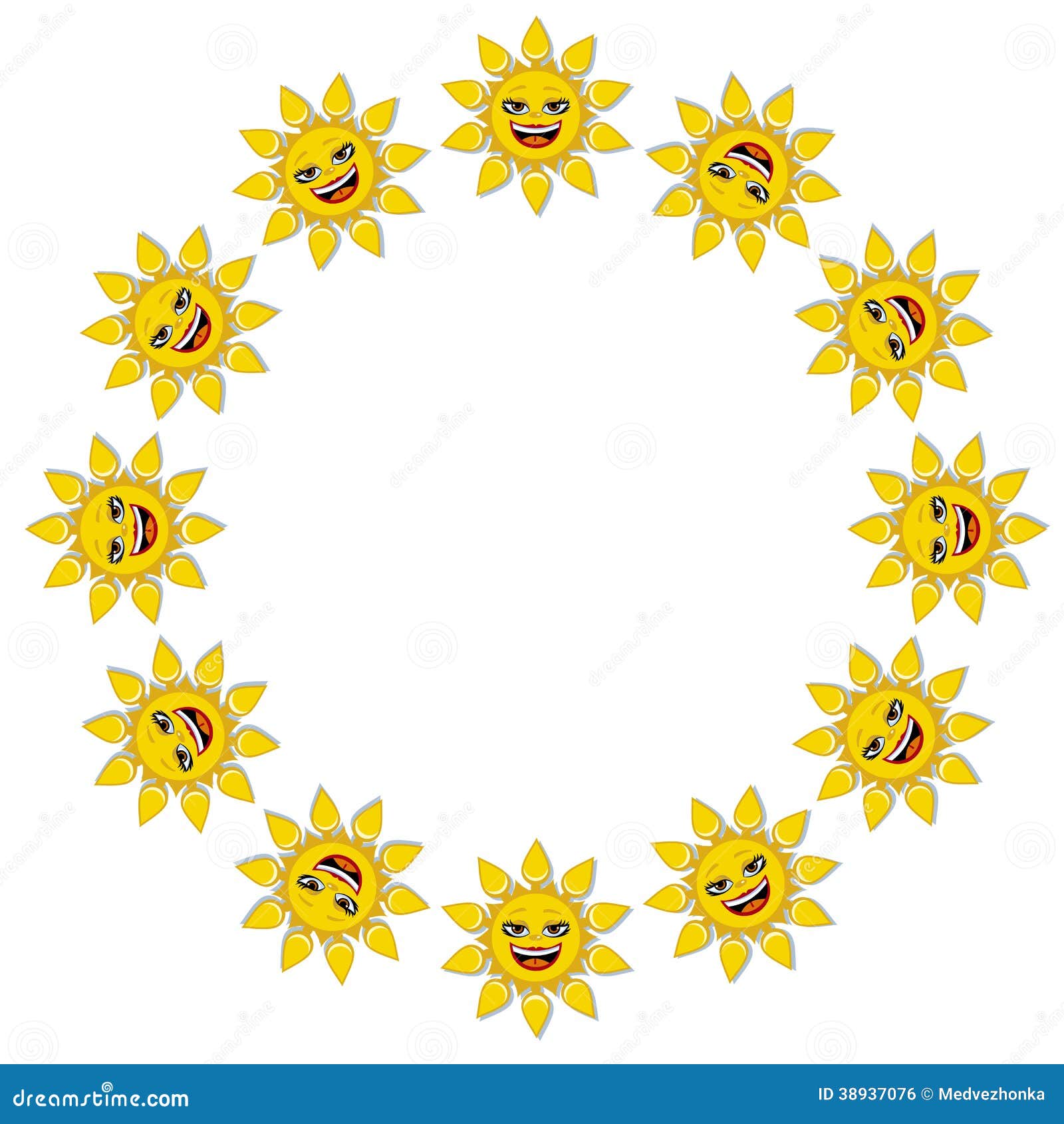 Sunny frame stock illustration. Illustration of wallpaper - 38937076
