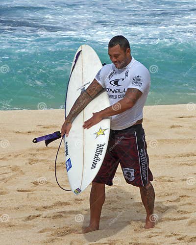 Sunny Garcia editorial stock image. Image of surf, tattoo - 17162249
