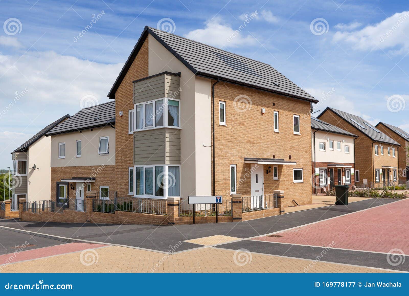 Sunny house stock image. Image of exclusive, traditional - 169778177