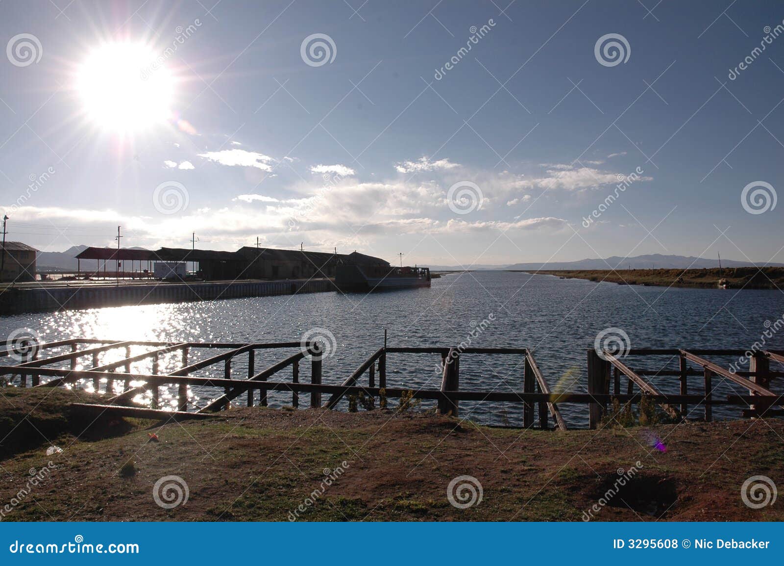 Sunny lake titikaka stock photo. Image of titikaka, bolivia - 3295608