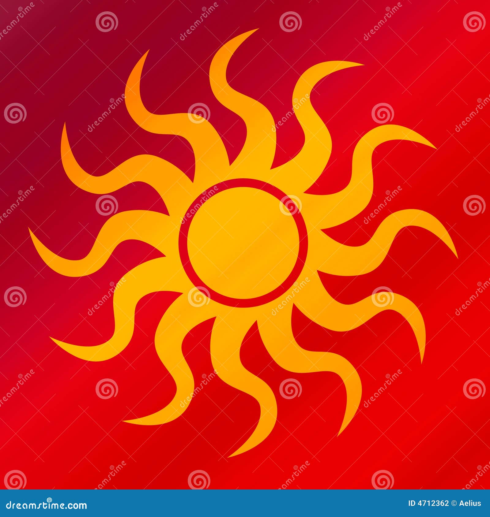 Sunny logo stock illustration. Illustration of psychedelic - 4712362