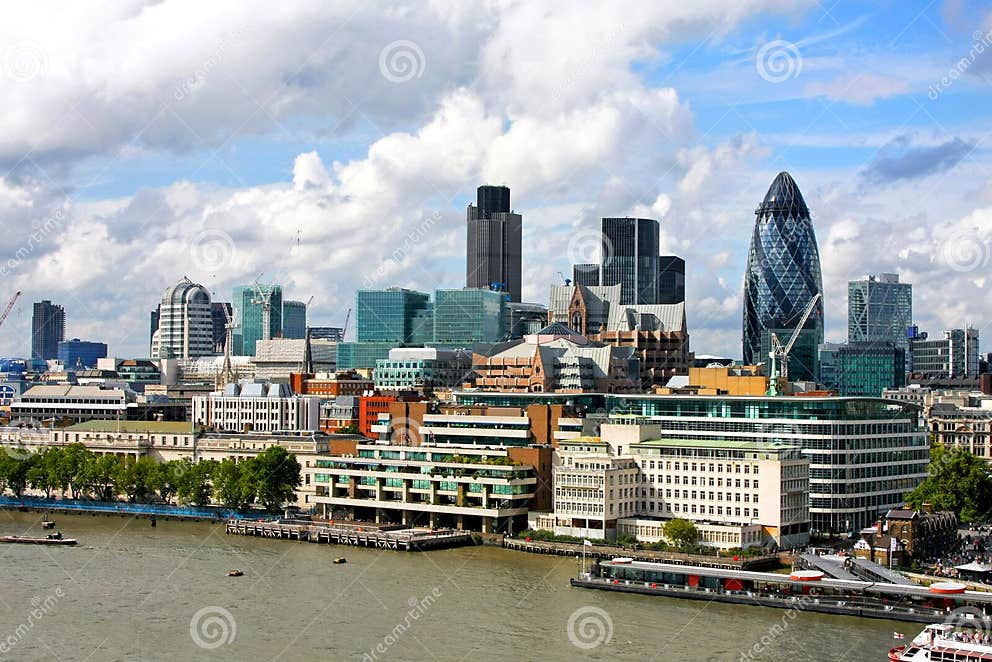 Sunny London landscape stock image. Image of london, thames - 7745571