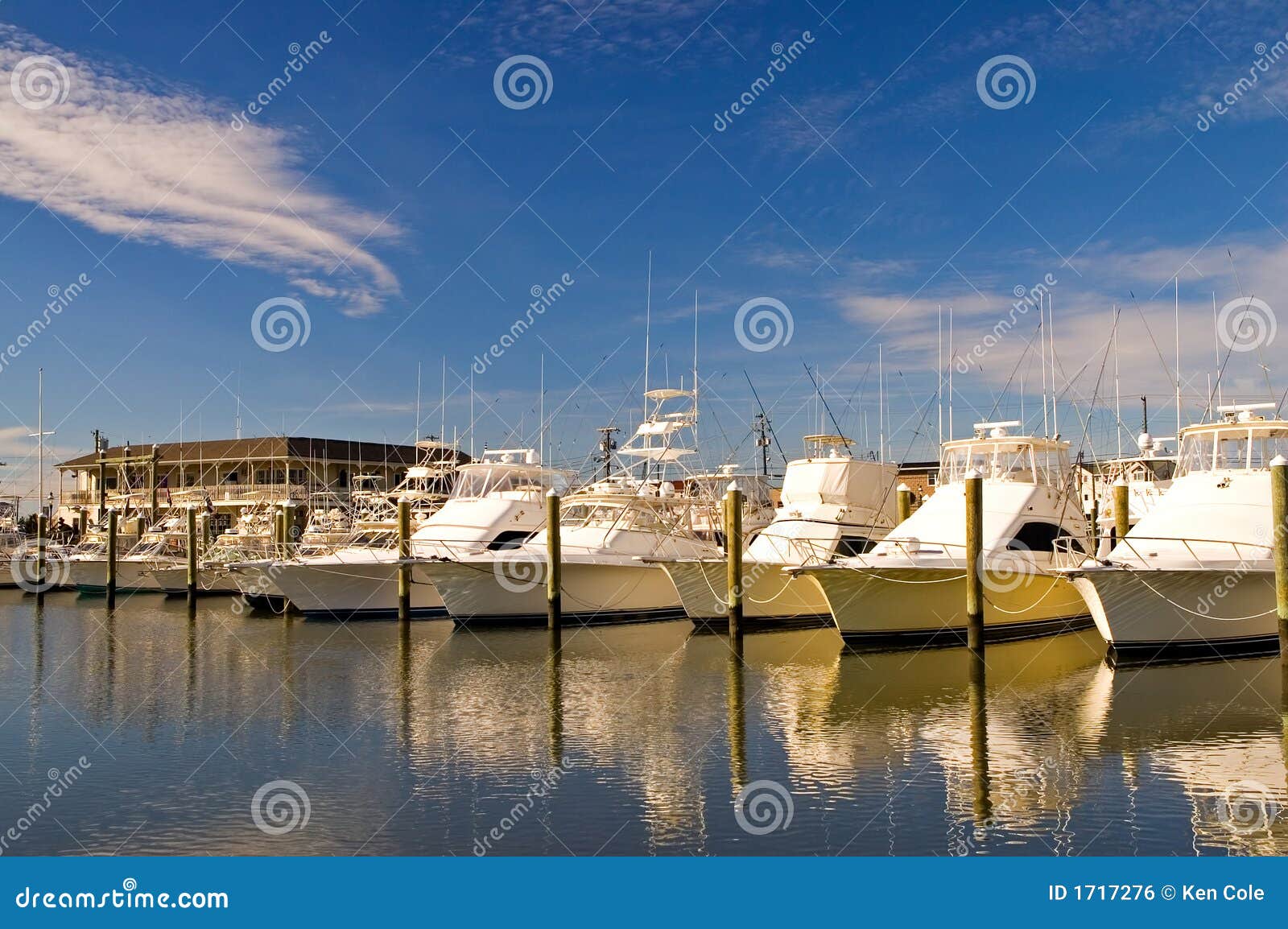 Sunny Marina-3 stock photo. Image of boating, docked, reflected - 1717276