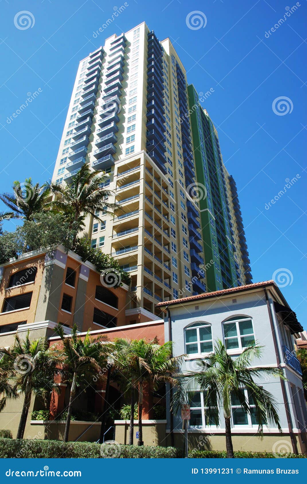 Sunny Miami Beach stock image. Image of america, travel - 13991231