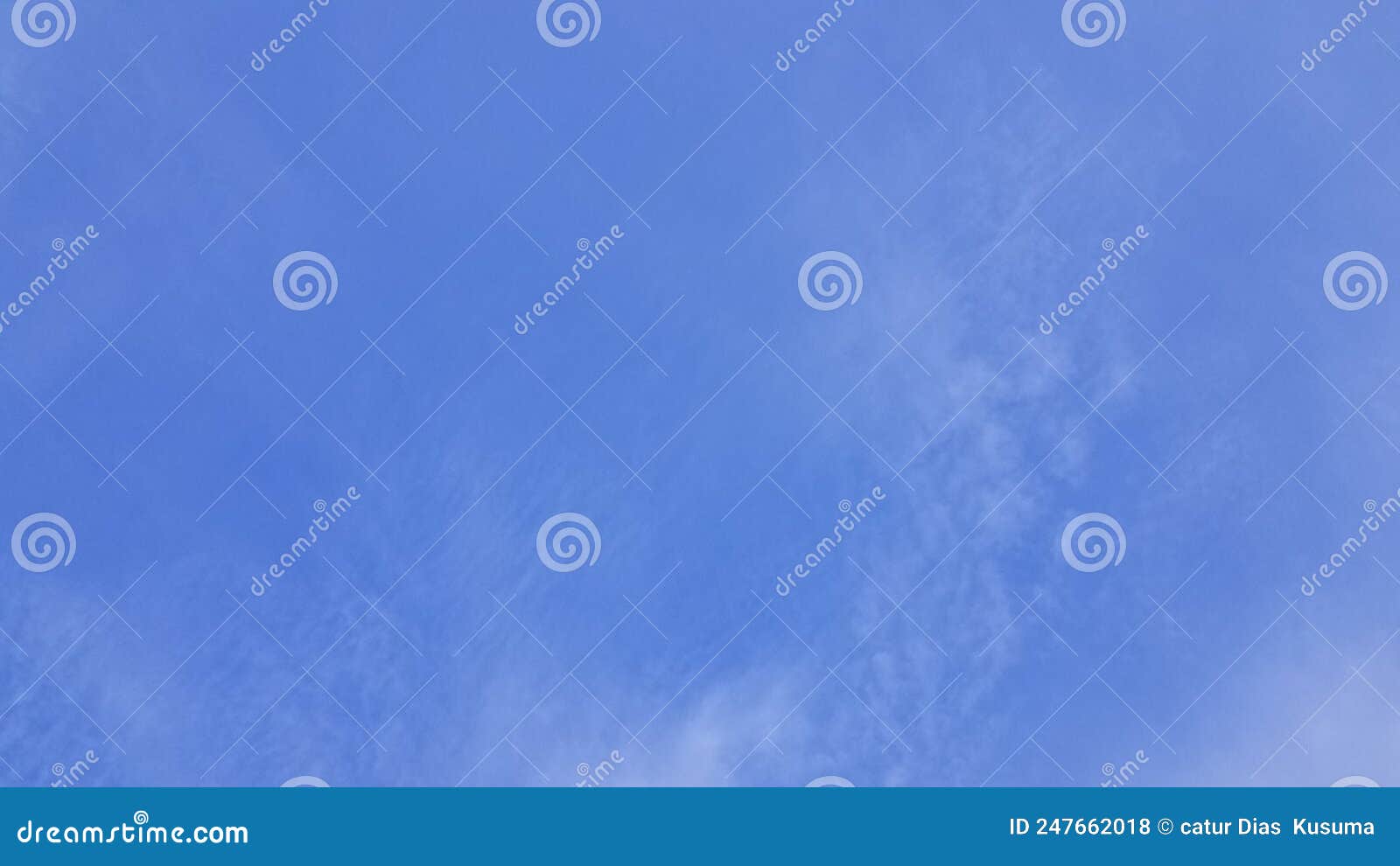 A Sunny and Not Cloudy Morning Sky without the Sun Stock Photo - Image ...