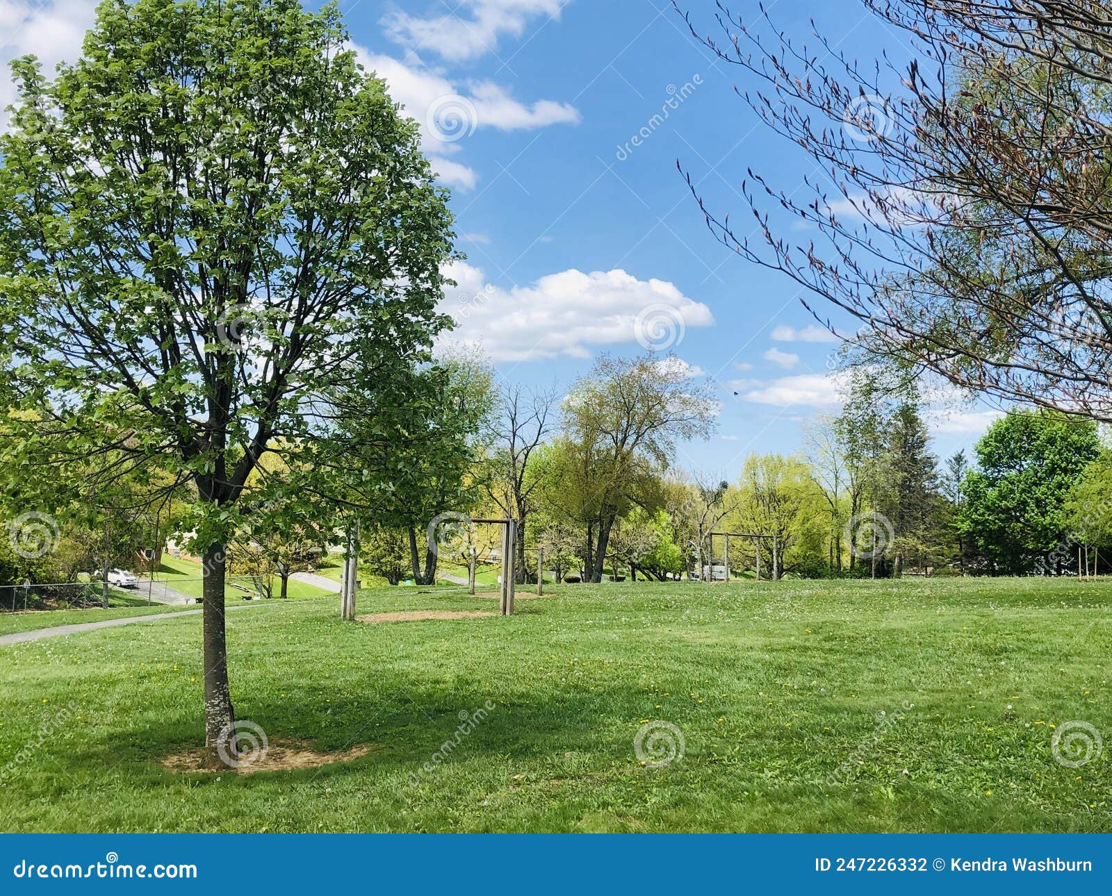 Sunny school playground stock photo. Image of called - 247226332