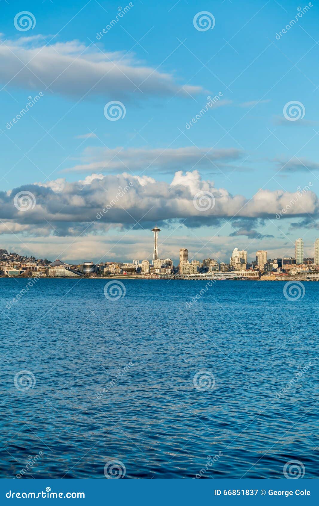 Sunny Seattle Skyline 4 editorial photography. Image of northwest ...