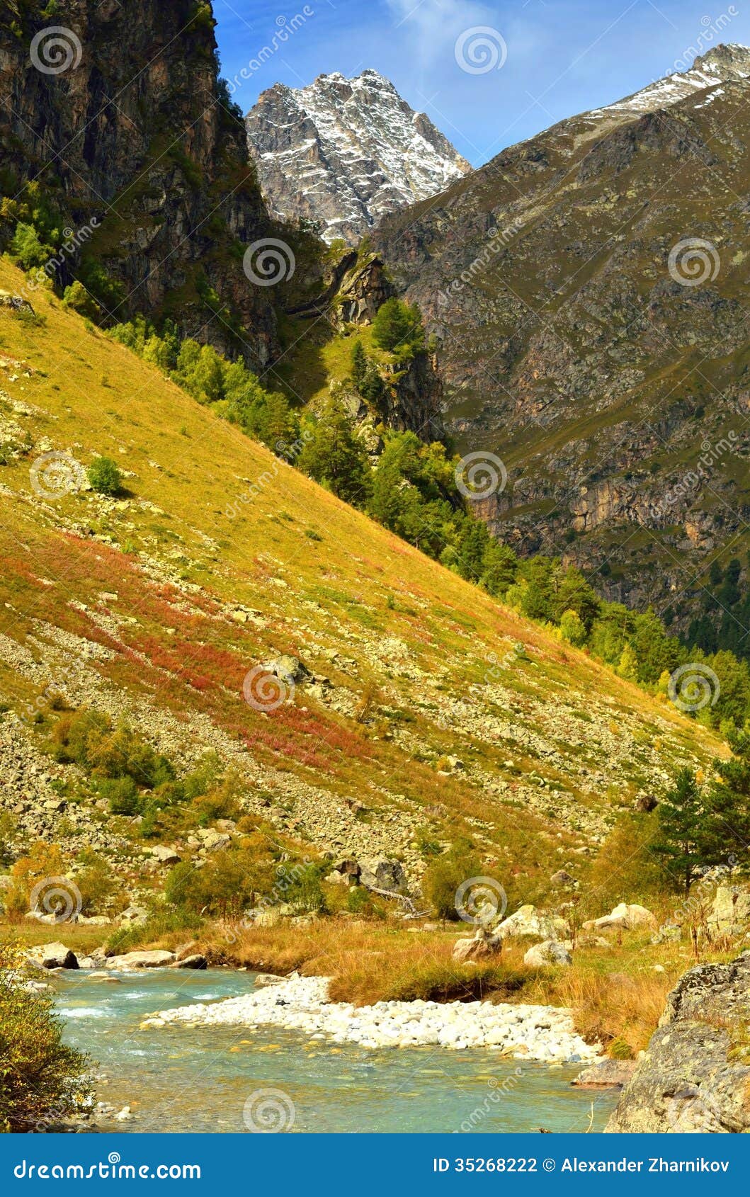 Sunny Slope Royalty-Free Stock Image | CartoonDealer.com #50733250